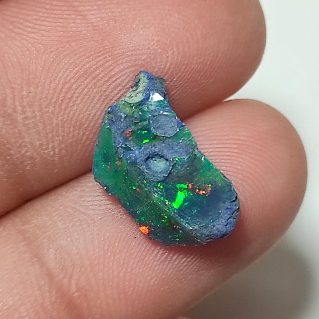 Black Ethiopian Opal Rough: Natural Raw Gemstone ( 2.20 Carats) - Etsy
