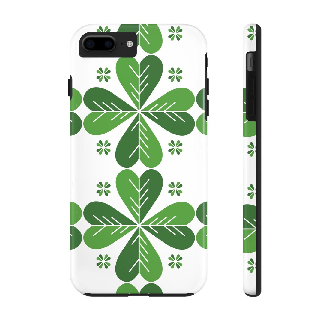 St Patrick's Day Green Shamrock Tough Phone Case, St Pattys Day ...