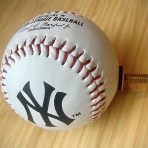 Baseball Nursery Curtain Rod Finials | Real Baseball Decor for Baby ...