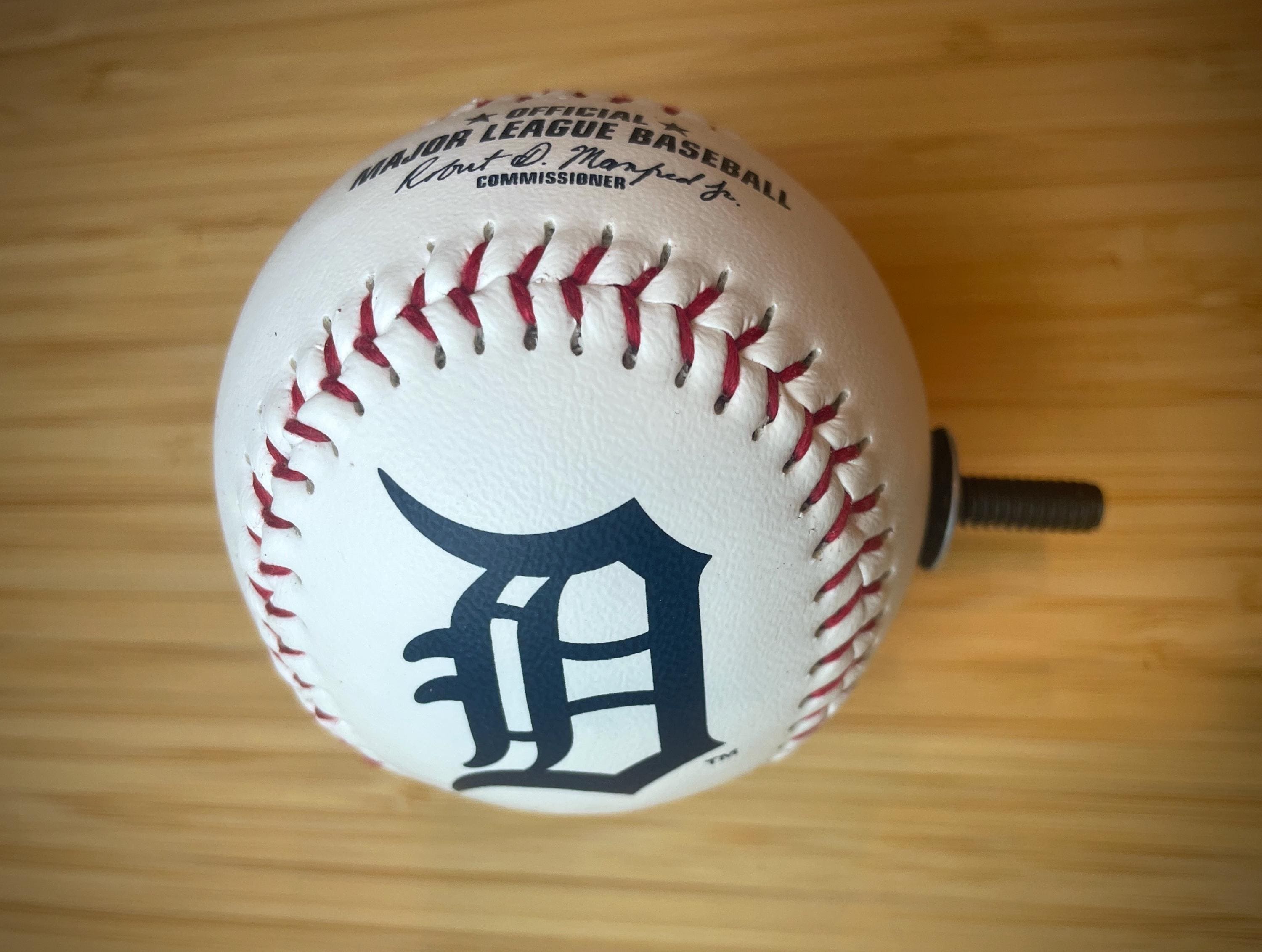 Baseball Curtain Rod Finials | Real Baseball Decor for Kids or Sports ...