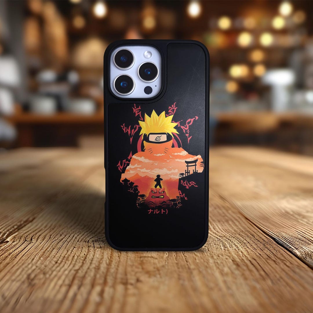 Anime Ninja Japanese Hidden Leaf Sleek Matte Black Phone Case for ...