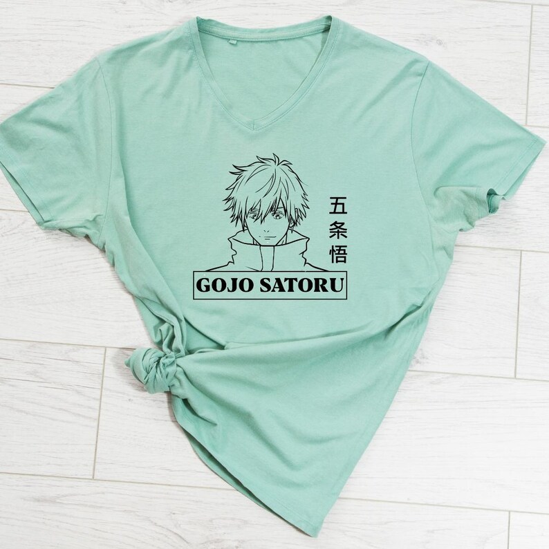 Gojo Satoru Shirt Design, Printable Shirt Design, Digital Design for T ...