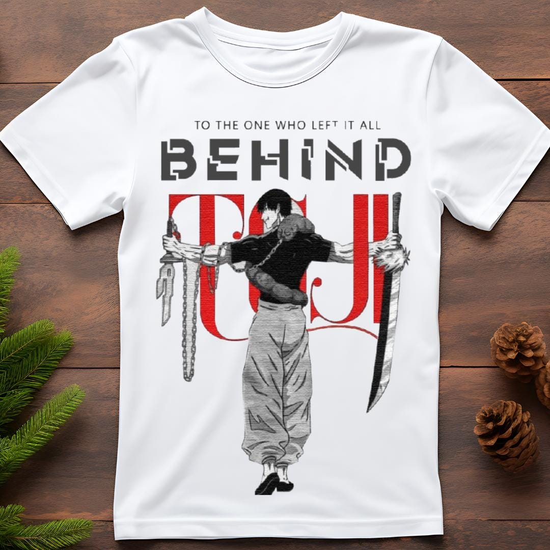 Toji Fushiguro Shirt - Jujutsu Kaisen Toji Shirt Design - Editable ...