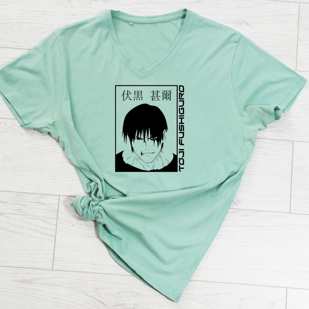 Toji Fushiguro Shirt, Toji Fushiguro Anime Printable Shirt Design, Toji ...