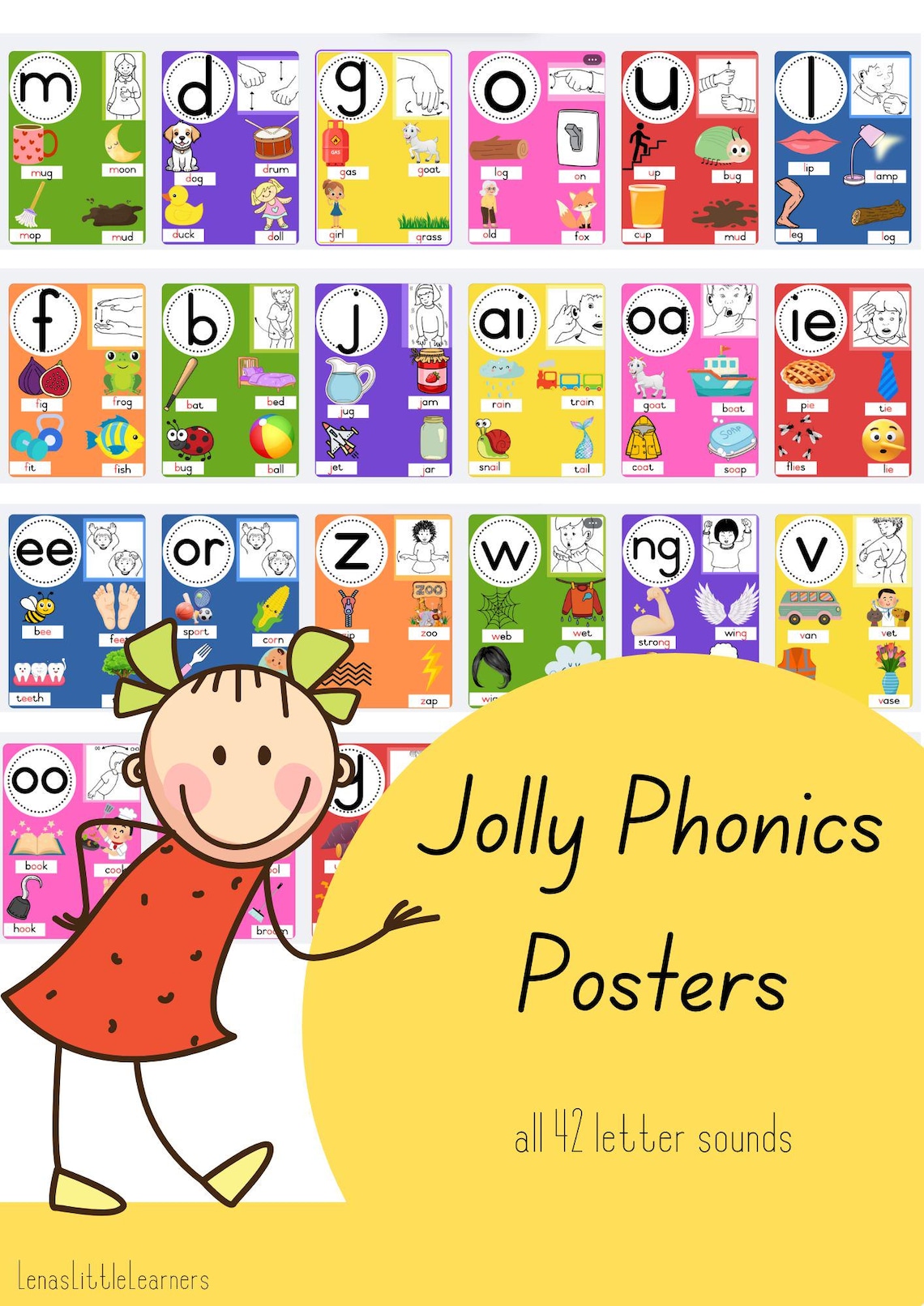 Jolly Phonics Posters - Etsy