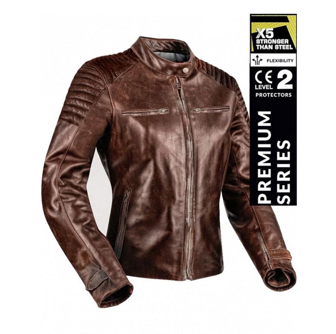 Women Custom Motorcycle Jacket – Goat Leather & Kevlar | CE Level 2 ...