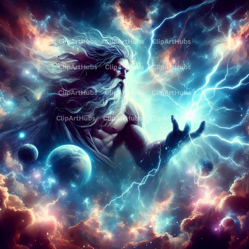 ZEUS - God of Lightning Thunder and Sky | Ultra High Quality Digital ...