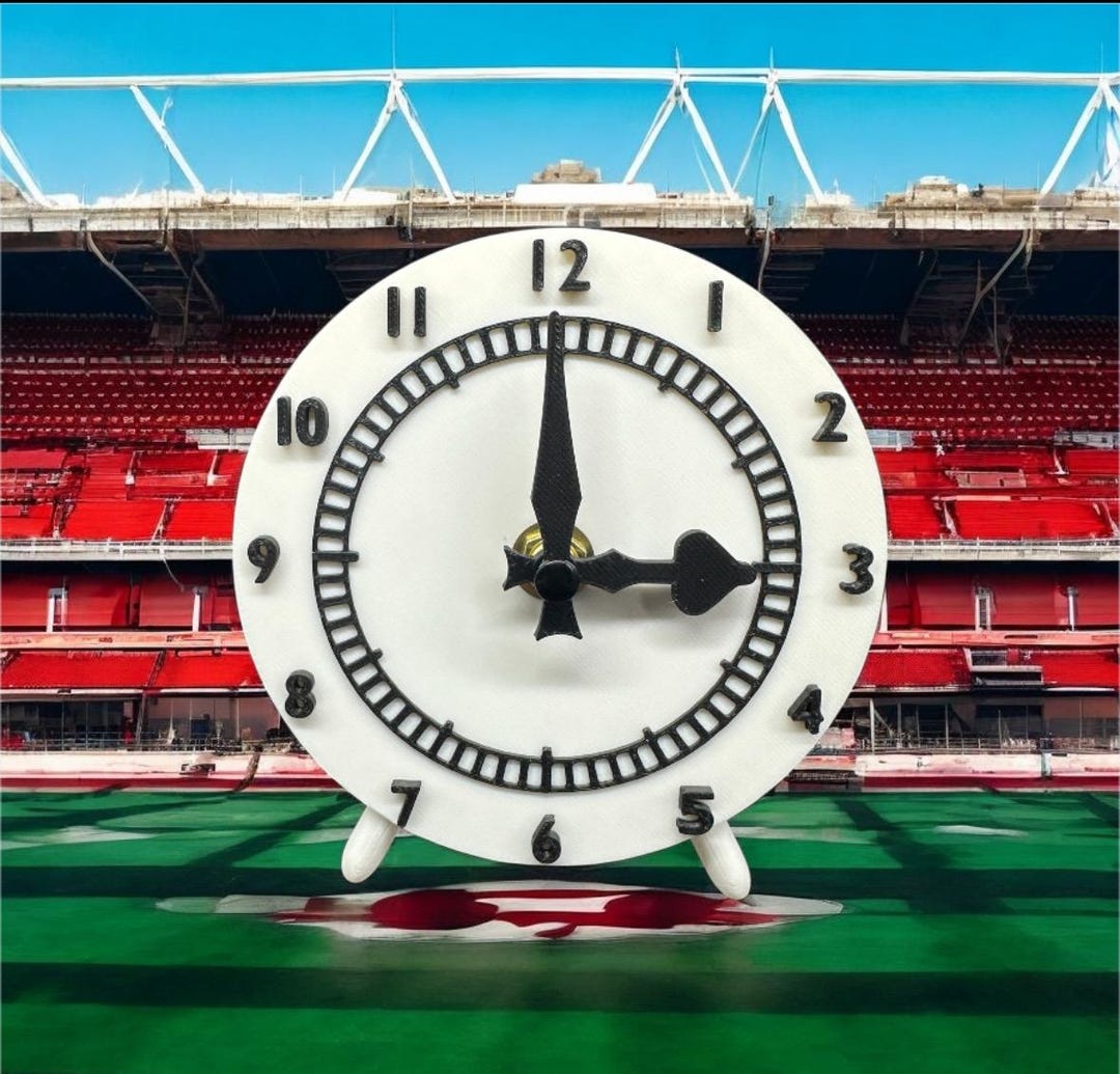 Arsenal ‘clock End’ Desk Clock - Etsy