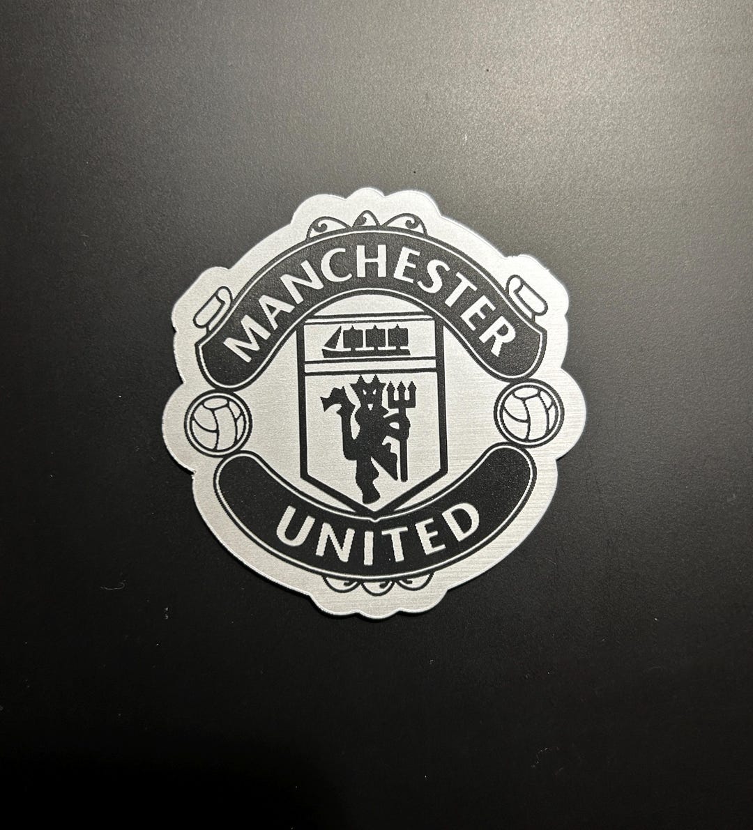 Engraved Acrylic Magnet - Manchester United Logo - Etsy