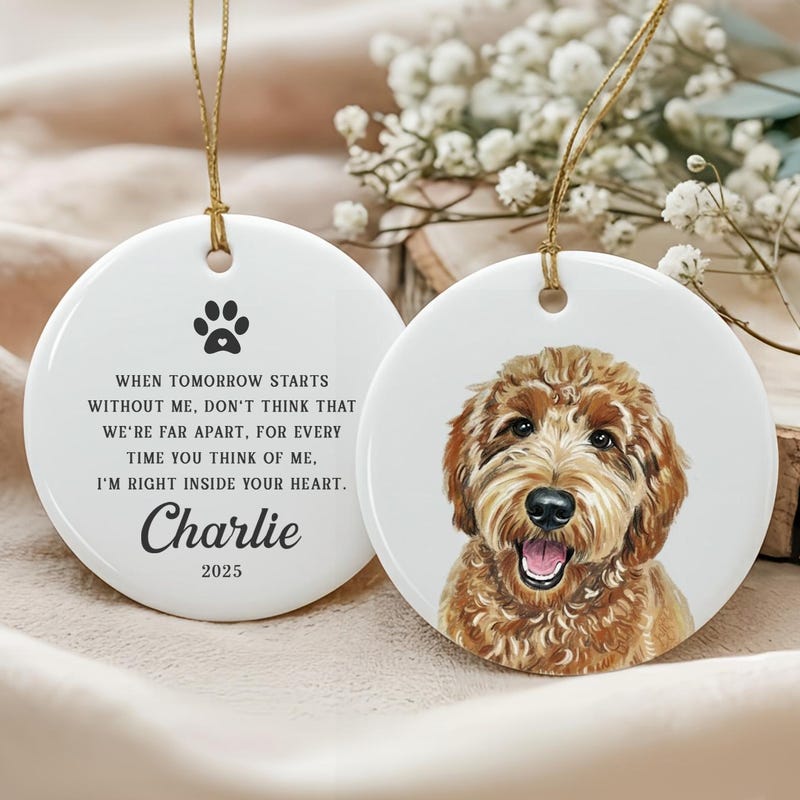 Remember Ornament Dog - Etsy