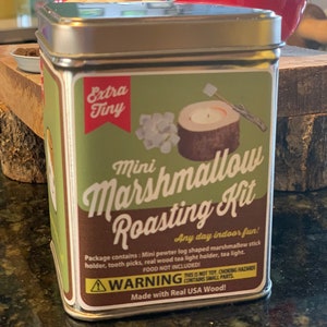S’mores - Mini Marshmallow Roasting Kit - Etsy