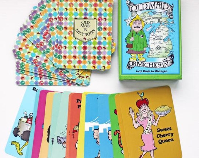Old Maid in Michigan Playing Card Game - Etsy