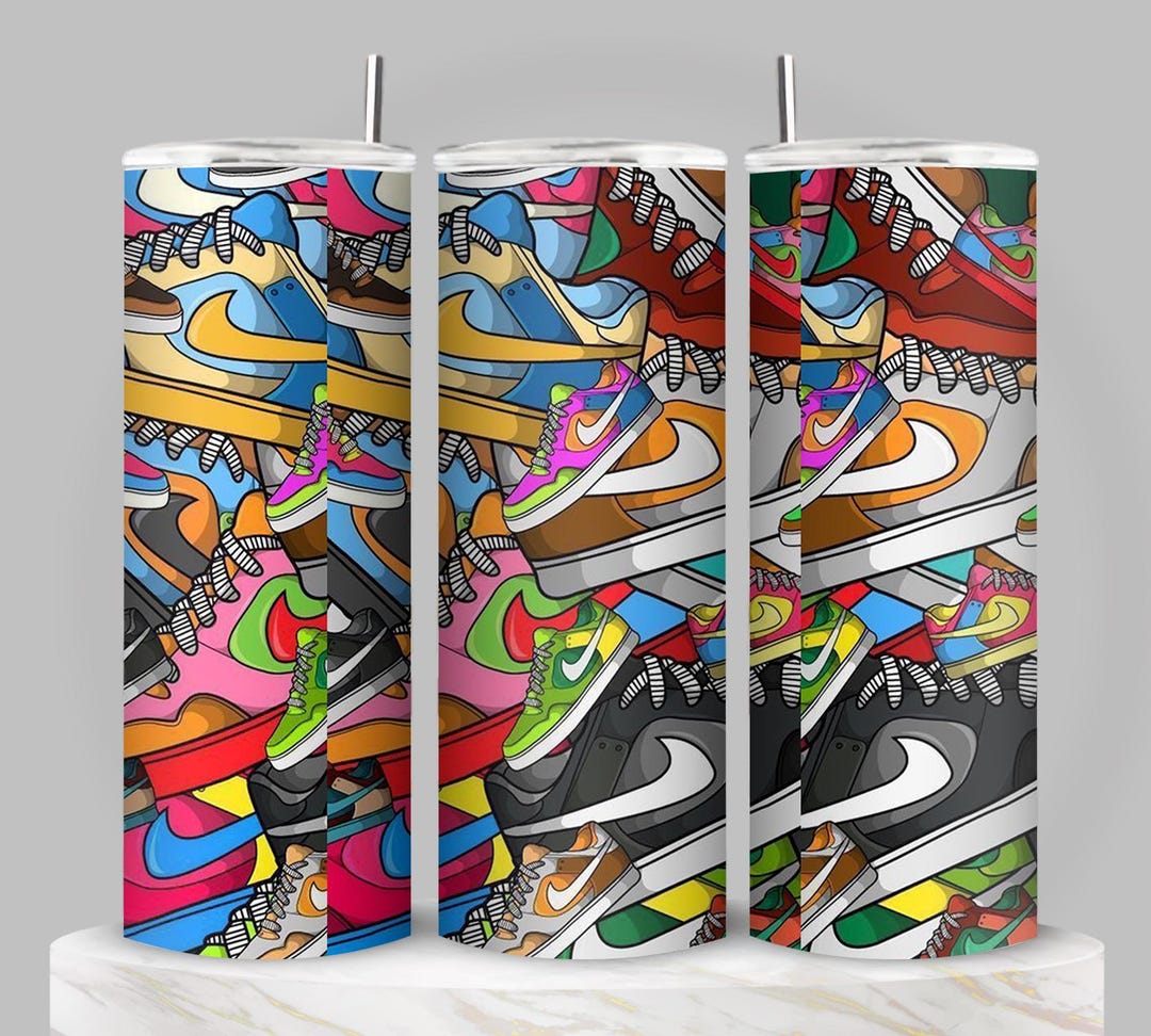 Nike-inspired Sneaker Tumbler – Stainless Steel, Vacuum Insulated Gift ...