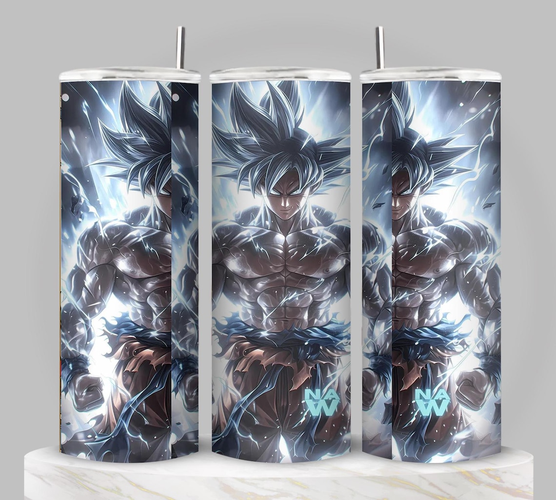 Dragon Ball Z Stainless Steel Cup - Ultra Instinct Goku Tumbler - Anime ...
