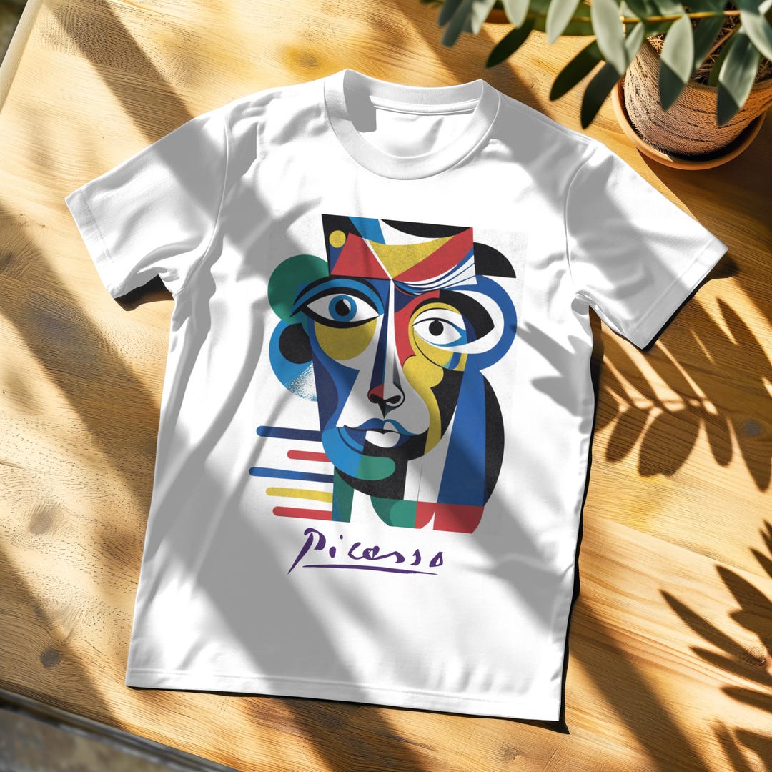 Pablo Picasso Inspired T-shirt, New Summer Trend Graphic Tee, 2025 ...
