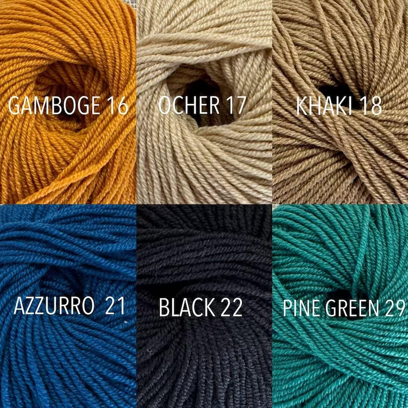 Worsted 100% Merino Wool Yarns/dk Weight/20 Colors/superfine Merino ...