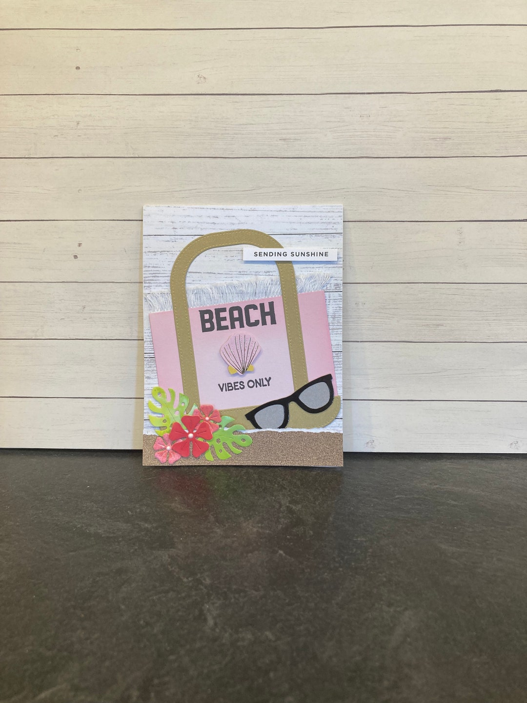 Beach Tote Summer Greeting Card, All Occasion Cads, Handmade Cards ...