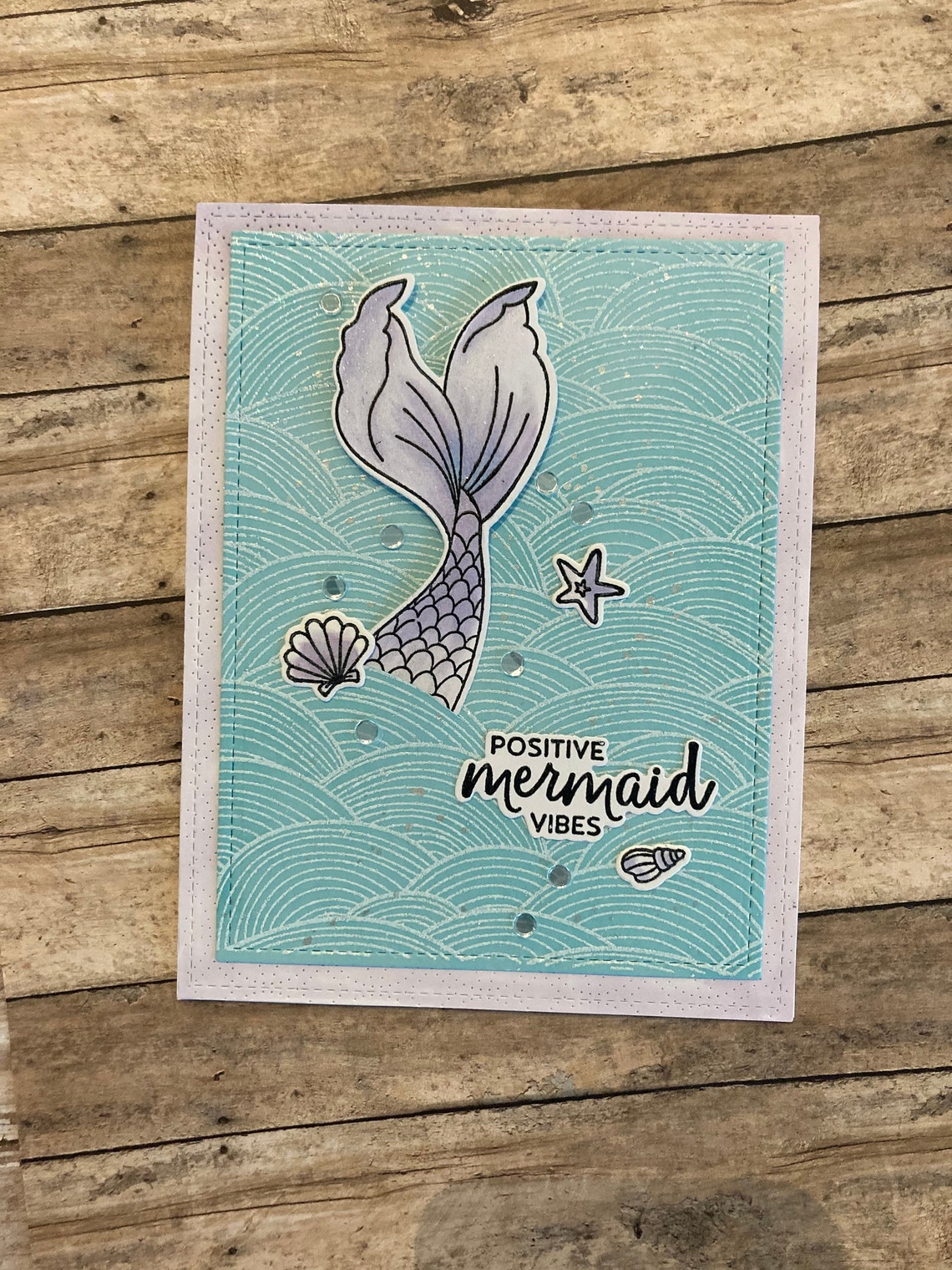 Mermaid Cards, Thinking of You, Vacation Cards, Beach Cards, Coastal ...