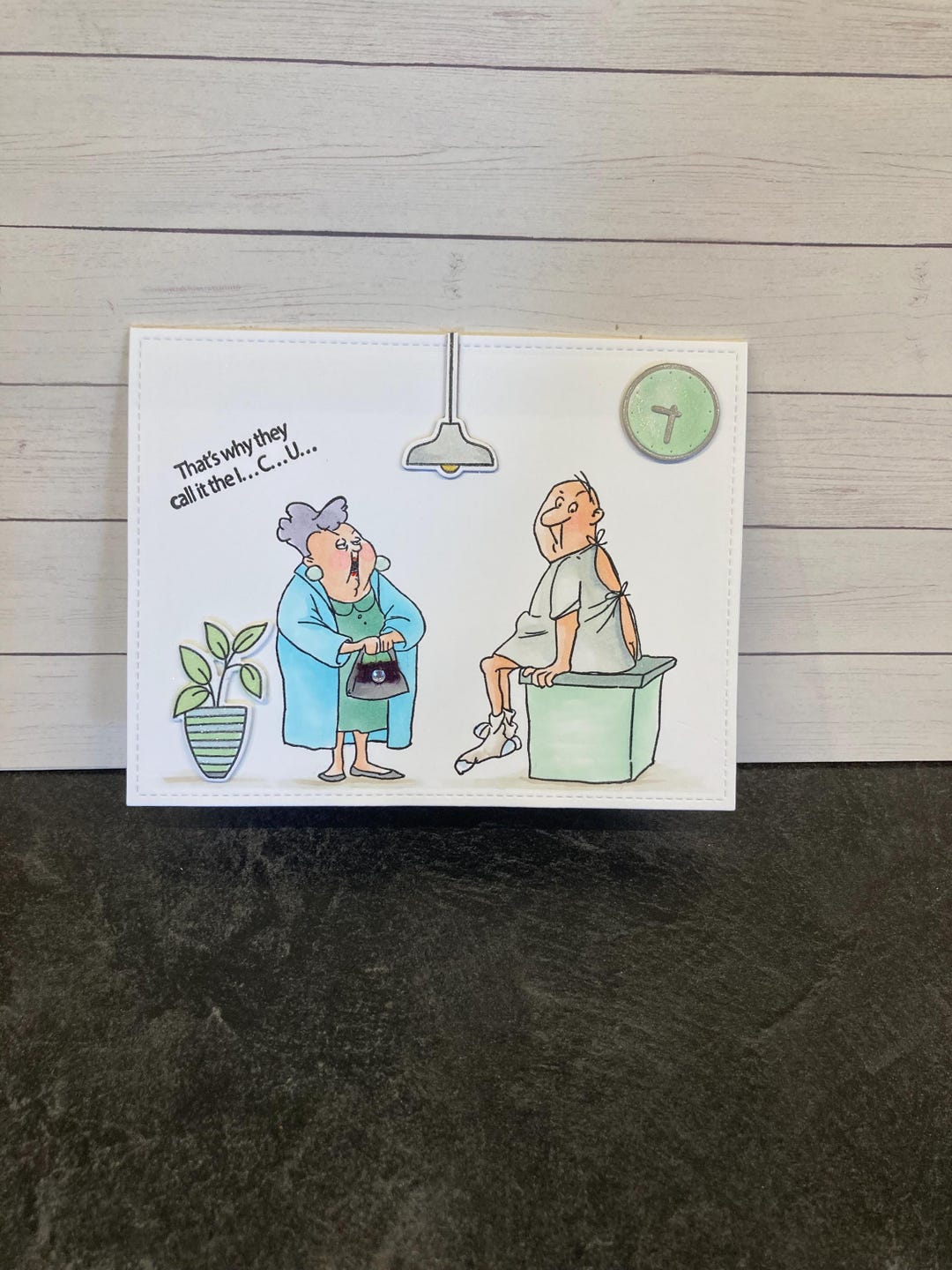 Get Well Card, Funny Get Well Cards, Art Impression Cards, Handmade ...