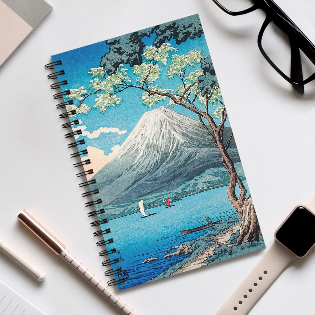 Mount Fuji Art Journal, Hiroaki Takahashi Vintage Print - Etsy
