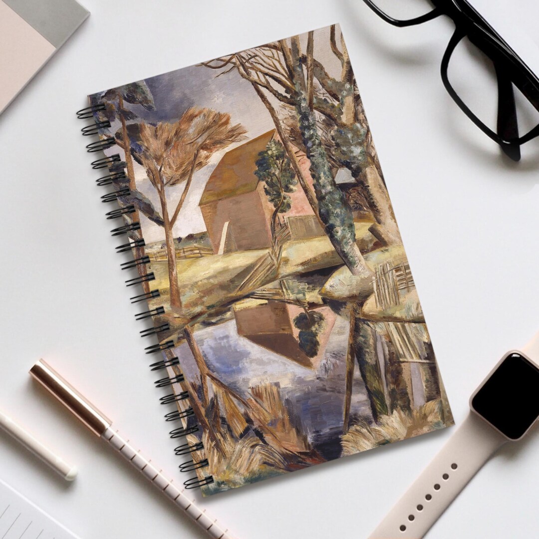 Oxenbridge Pond Art Journal by Paul Nash, Spiral Notebook - Etsy