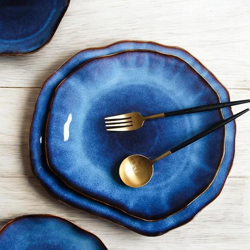 Pottery Dinner Plates - Etsy