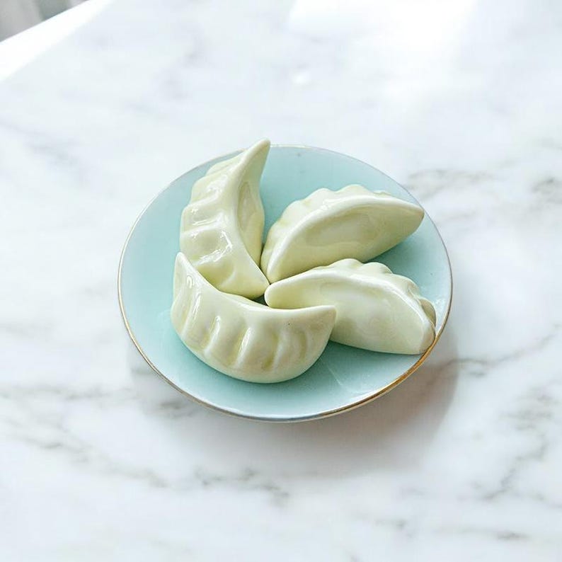Set of Dumpling-shaped Ceramic Chopstick Holders, Japanese-style ...