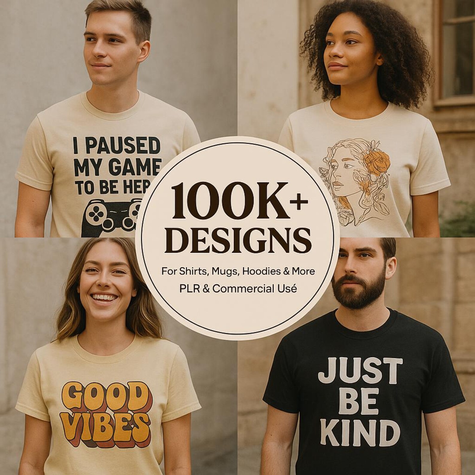 100K+ T-shirt Designs Bundle | SVG Png JPG EPS | for Merch, Print on ...