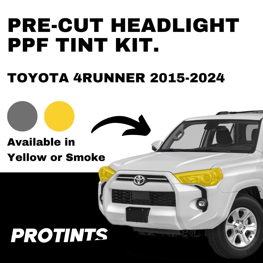 TOYOTA 4RUNNER 2015-2024 Pre-cut Headlight PPF Tint Kit - Etsy