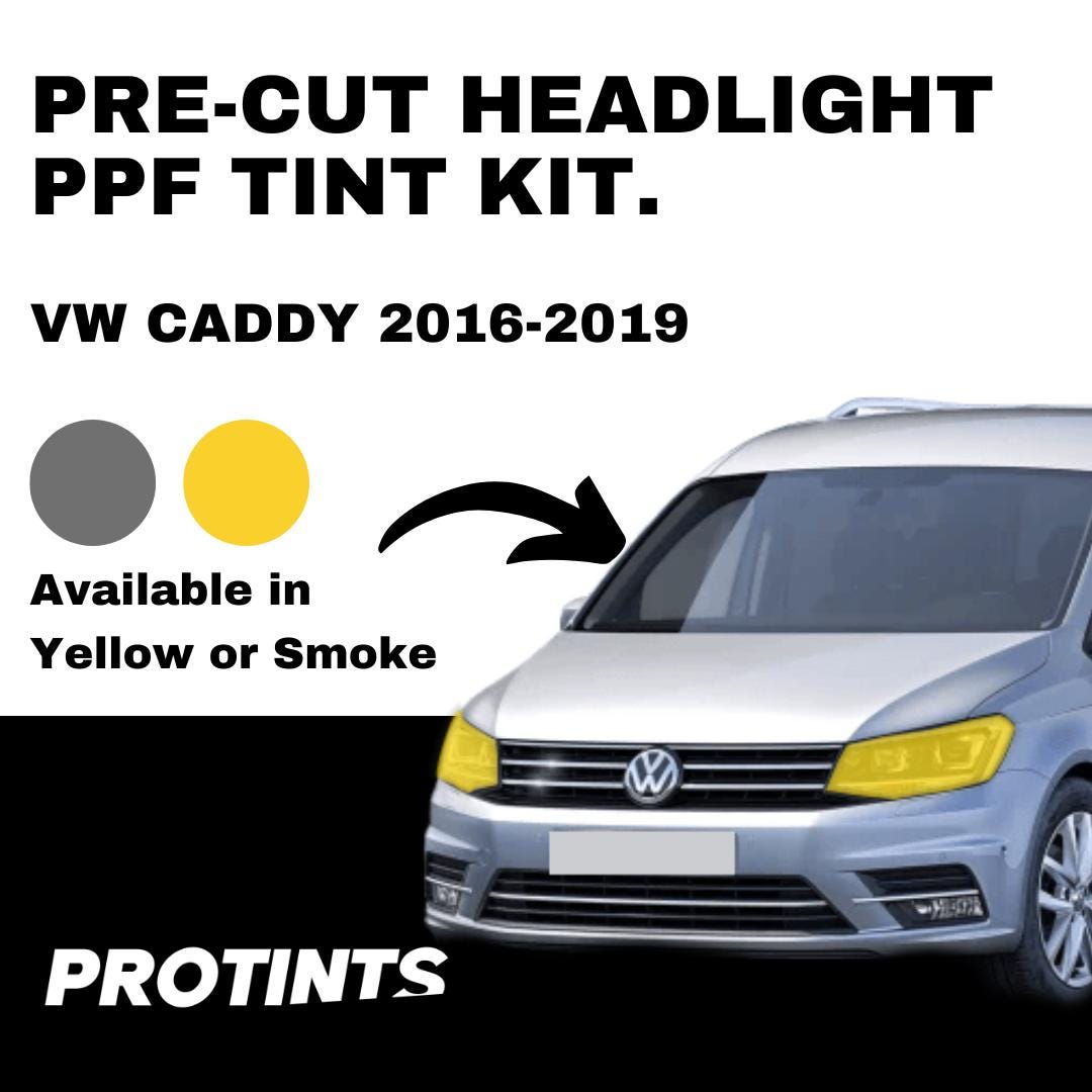 VW CADDY 2016-2019 Pre-cut Headlight PPF Tint Kit - Etsy