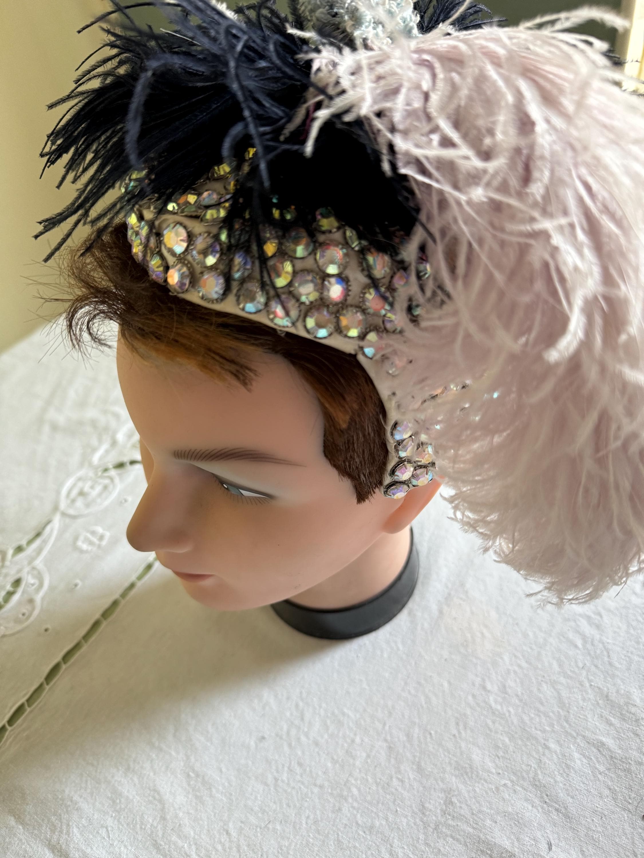 Vintage Show Girl Headpiece Hat - Etsy