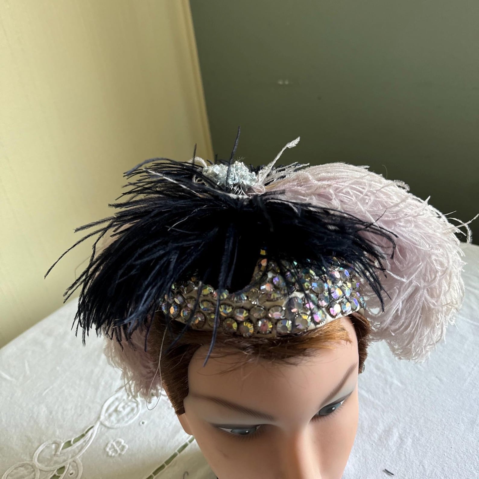 Vintage Show Girl Headpiece Hat - Etsy