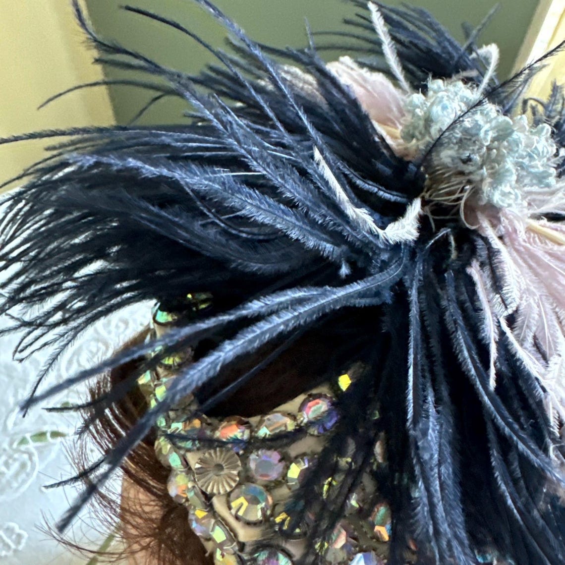 Vintage Show Girl Headpiece Hat - Etsy