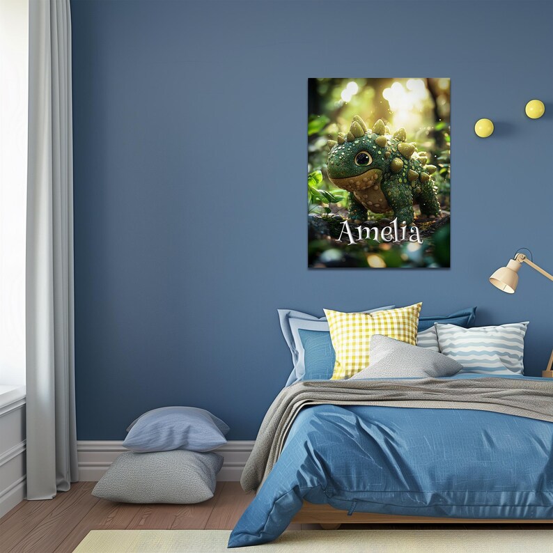 Personalized Ankylosaurus Poster for Kids Poster – Custom Poster Design ...