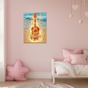 Personalized Ukulele Poster for Kids Poster – Child's Name Poster ...