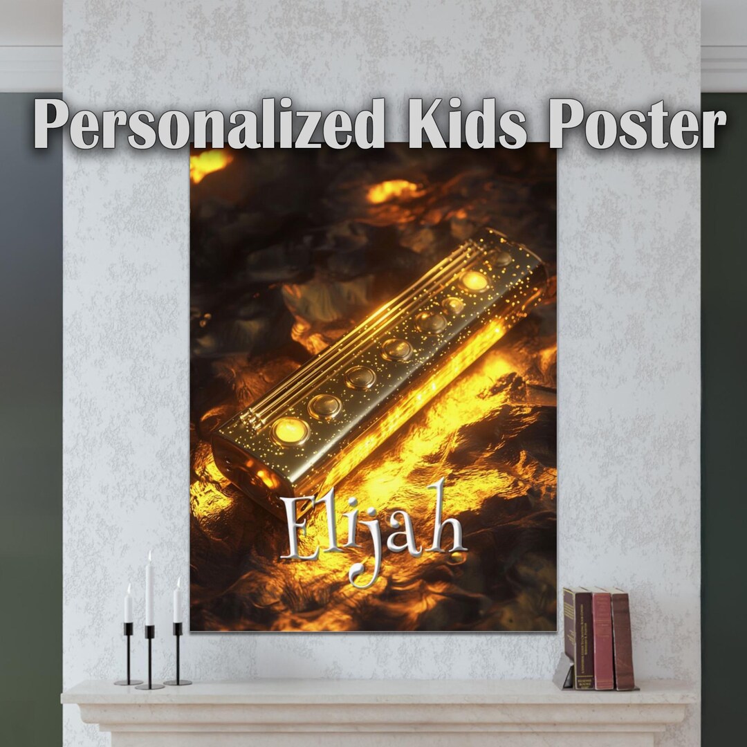 Personalized Harmonica Poster for Kids – Creative Room Decor – Early ...