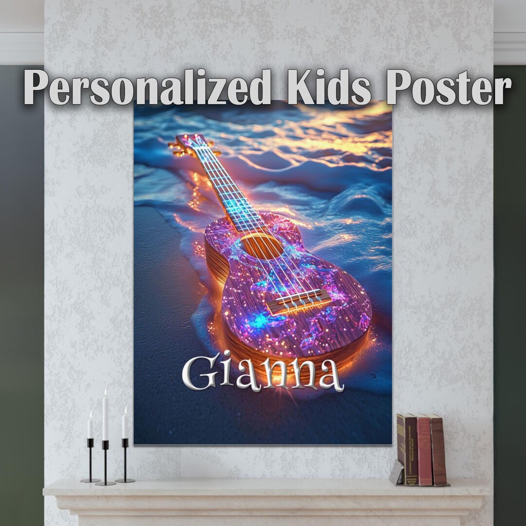 Personalized Ukulele Poster for Kids – Ideal Gift for Boys & Girls ...