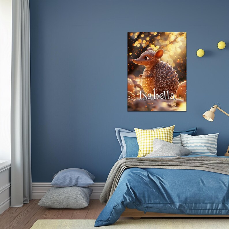 Personalized Armadillo Poster for Kids Poster – Creative Room Decor ...