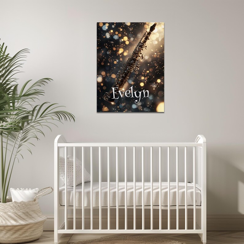 Personalized Clarinet Poster for Kids – Unique Art Display – Ideal Gift ...