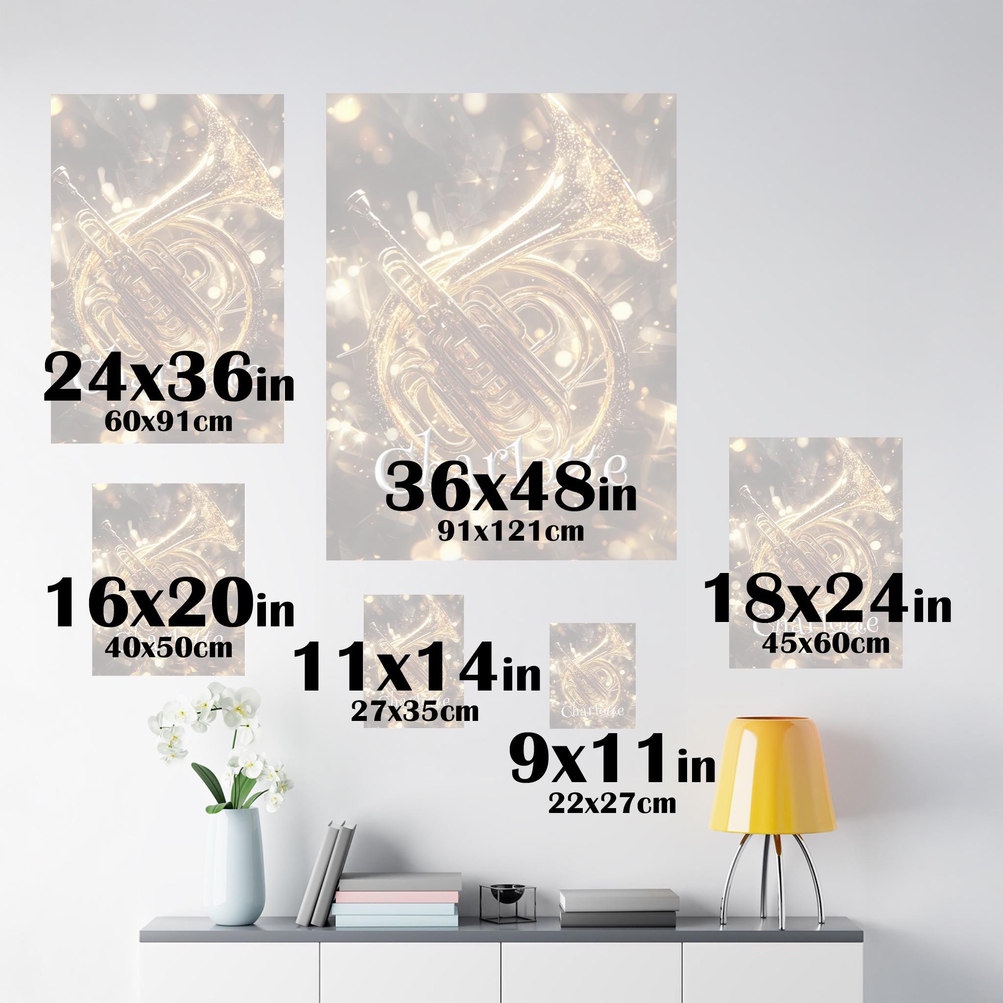 Personalized French Horn Poster for Kids Poster – Toddler Room Decor ...