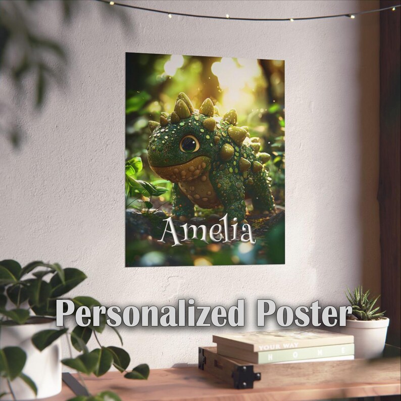 Personalized Ankylosaurus Poster for Kids Poster – Custom Poster Design ...