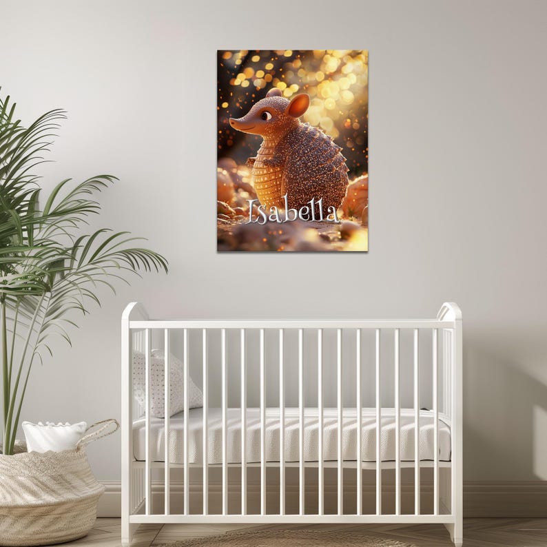 Personalized Armadillo Poster for Kids Poster – Creative Room Decor ...