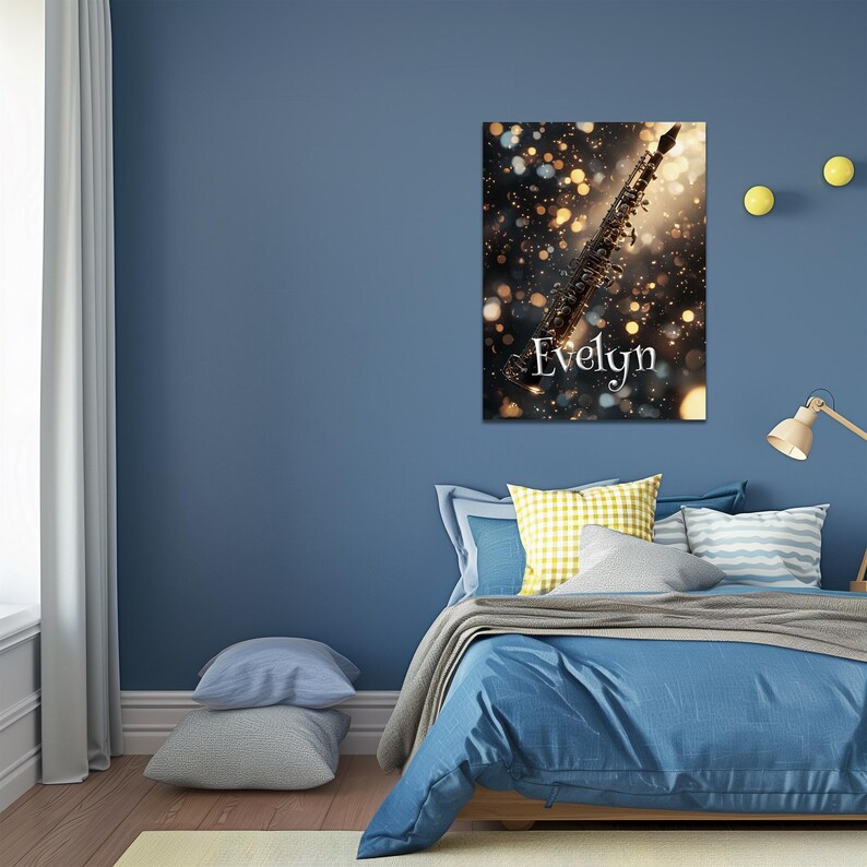 Personalized Clarinet Poster for Kids – Unique Art Display – Ideal Gift ...