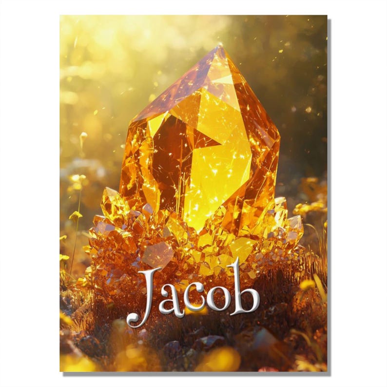 Personalized Topaz Poster for Kids Poster – Vibrant Color Print ...