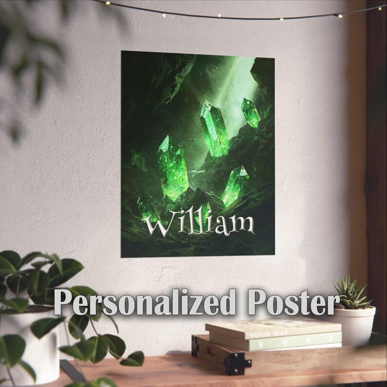 Personalized Emerald Ore Poster for Kids Poster – Personalized Keepsake ...