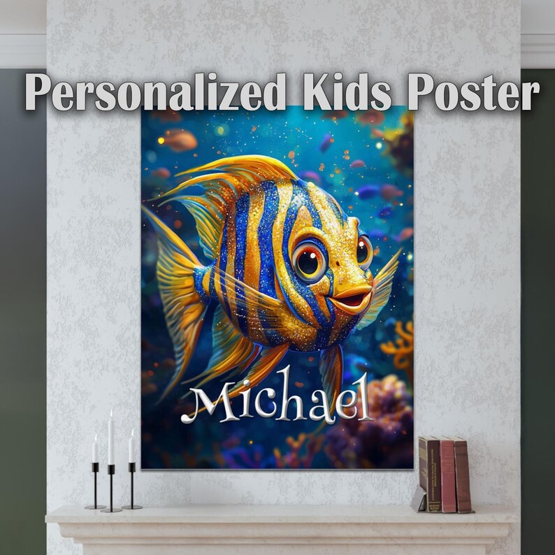 Personalized Angelfish Poster for Kids – Learning Made Fun – Inspires ...