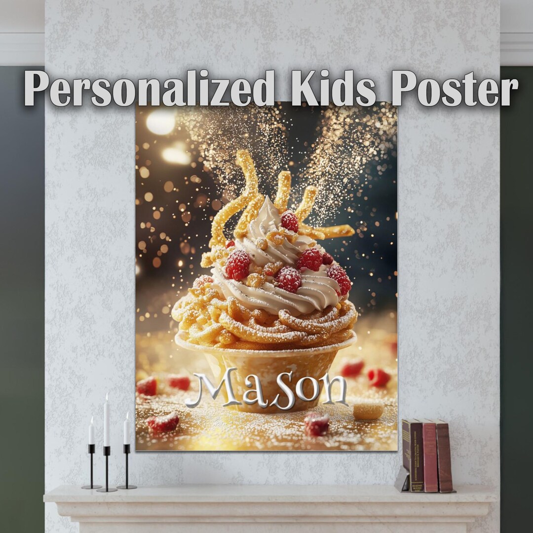 Personalized Funnel Cake Poster for Kids – Learning Made Fun ...