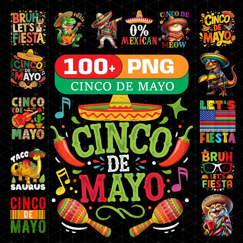 Cinco De Mayo Clipart - Etsy