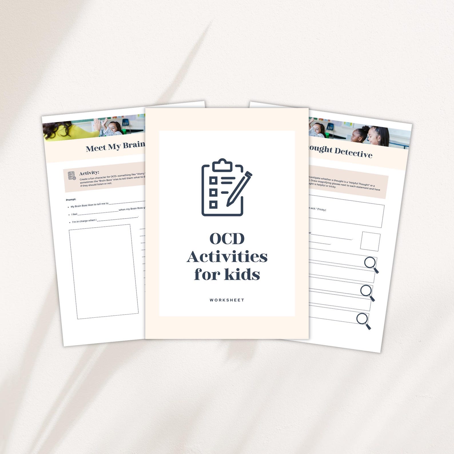 OCD Therapy Worksheets: ERP Activities for Kids, Teens, Adults ...