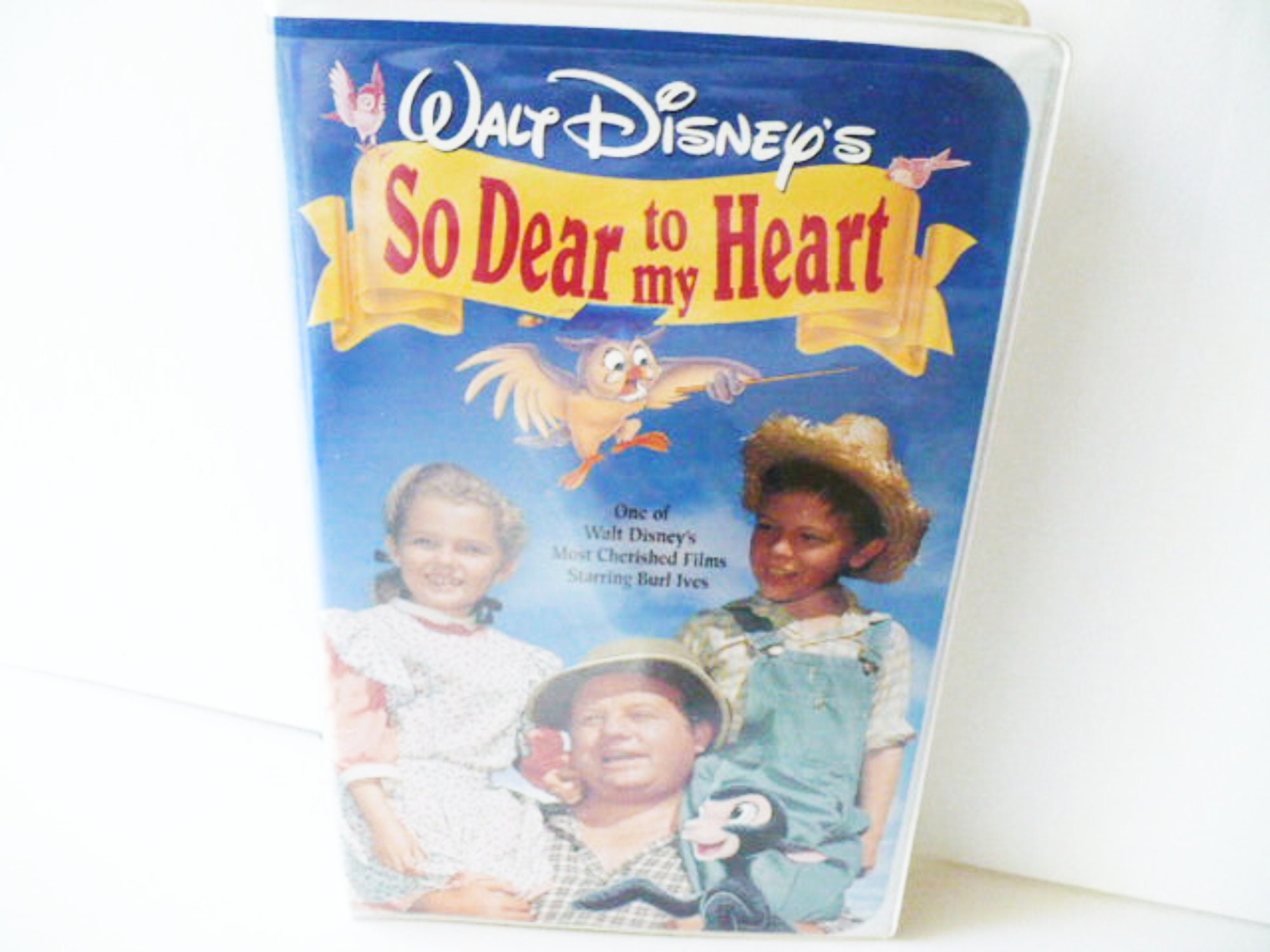 So Dear To My Heart Vhs Movie Walt Disney Clam Shell Case Vintage